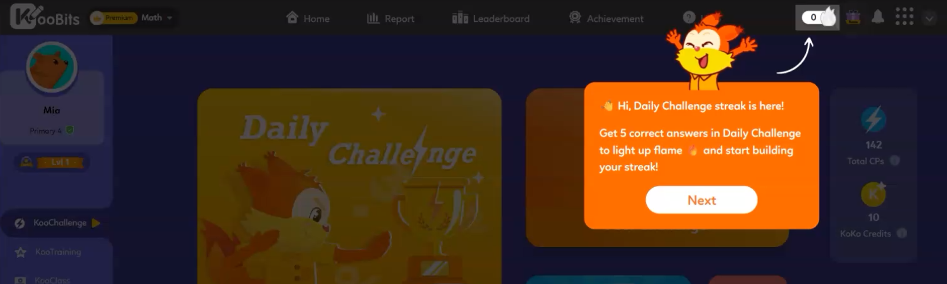 Daily Challenge Streak🔥 – KooBits Support Centre
